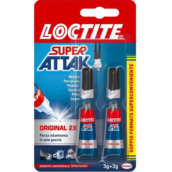 LOCTITE SUPER ATTAK BIPACK 3G+3G | Leroy Merlin
