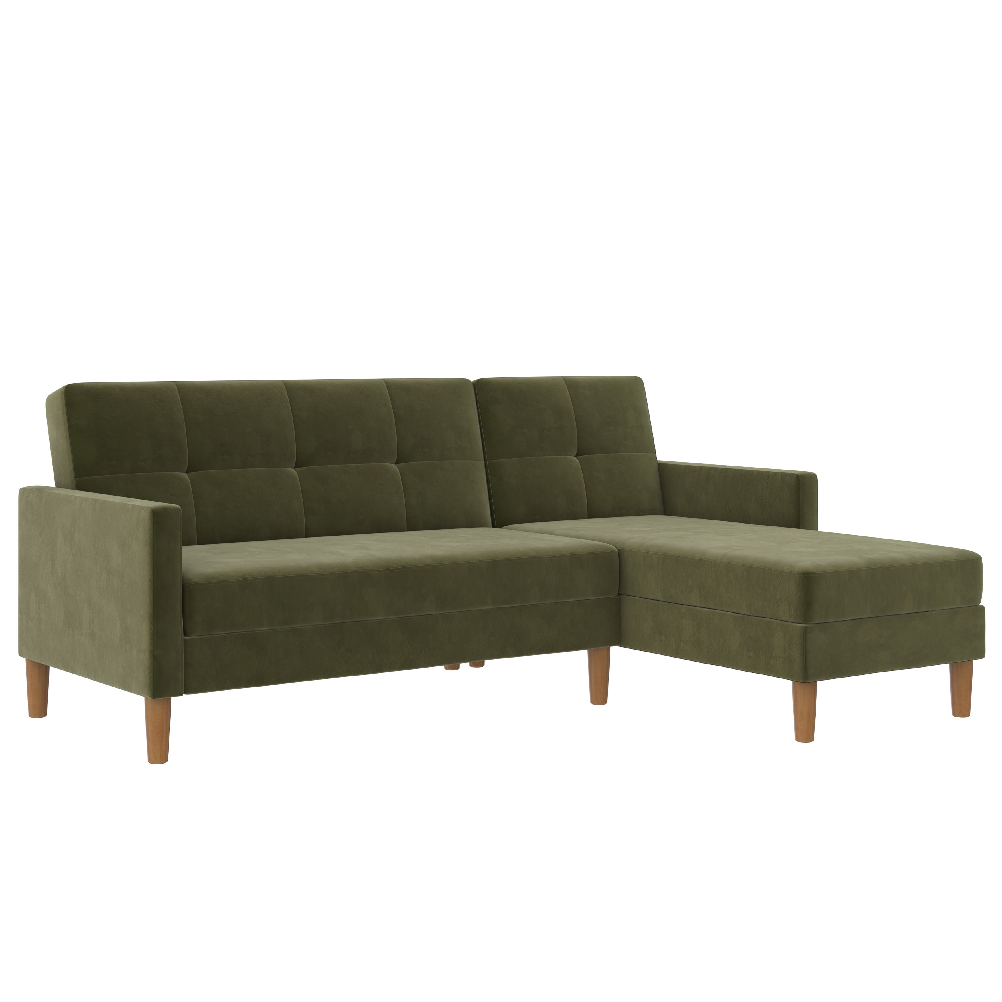 Chaise Longue Canapé lit avec rangement Olive | Leroy Merlin