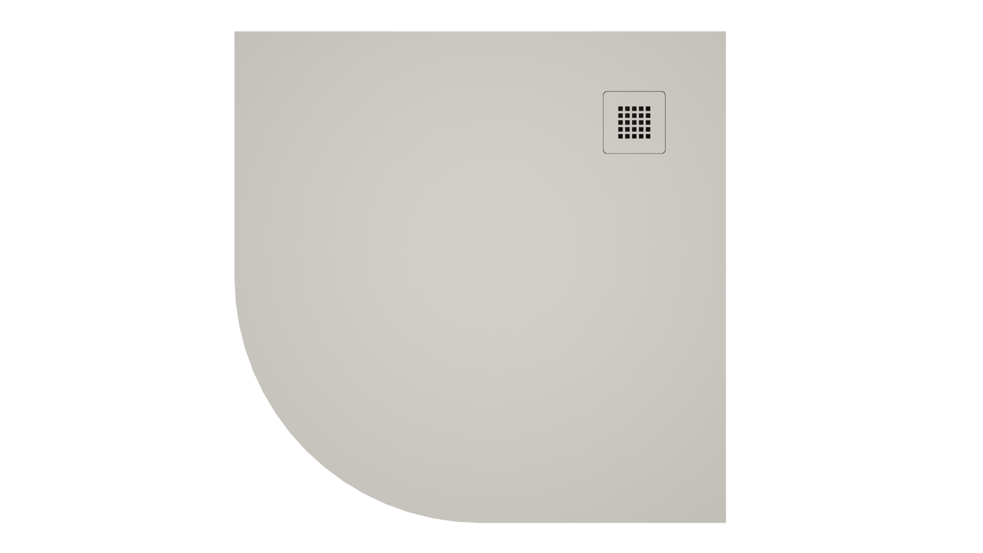 PIATTO DOCCIA IN RESINA LM ROMO - 70x70 - RAL 9001 - Colore bianco ...