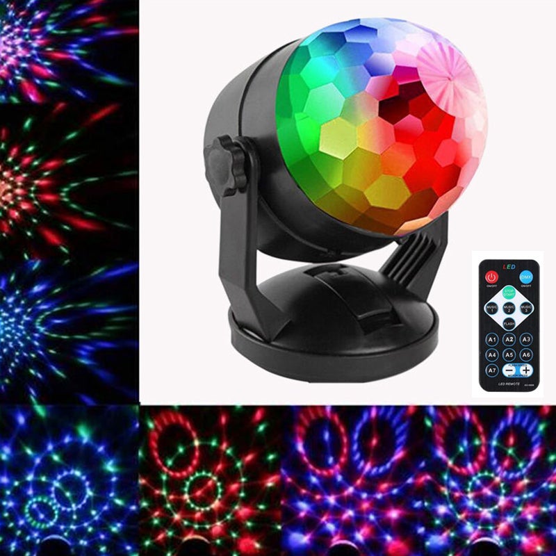 Proiettore LED colorato rotante, luce per feste in discoteca, luce ...