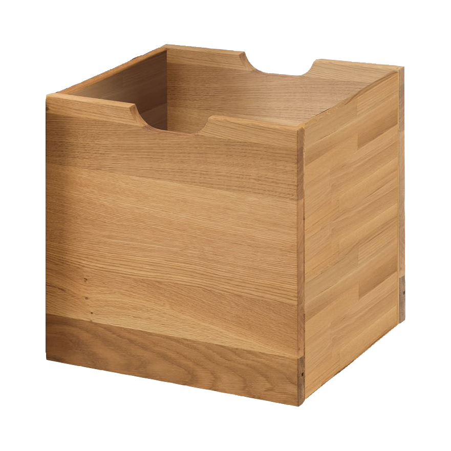 Cube de rangement en chêne massif Cyriel-- | Leroy Merlin