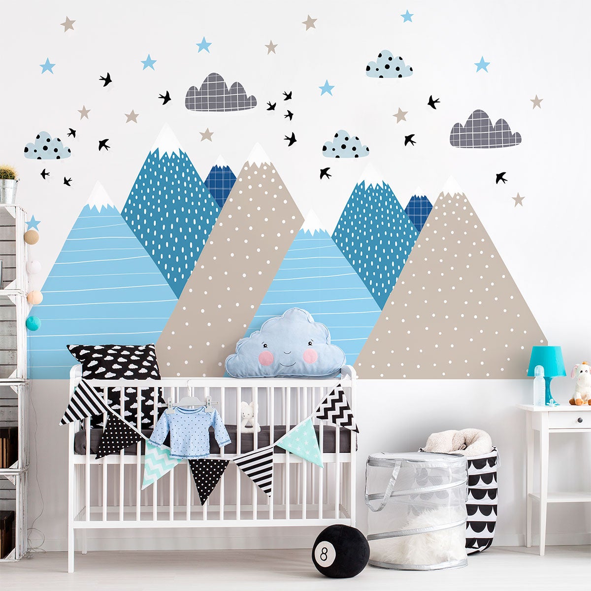 Stickers muraux enfants - Décoration chambre bébé - Autocollant Sticker ...
