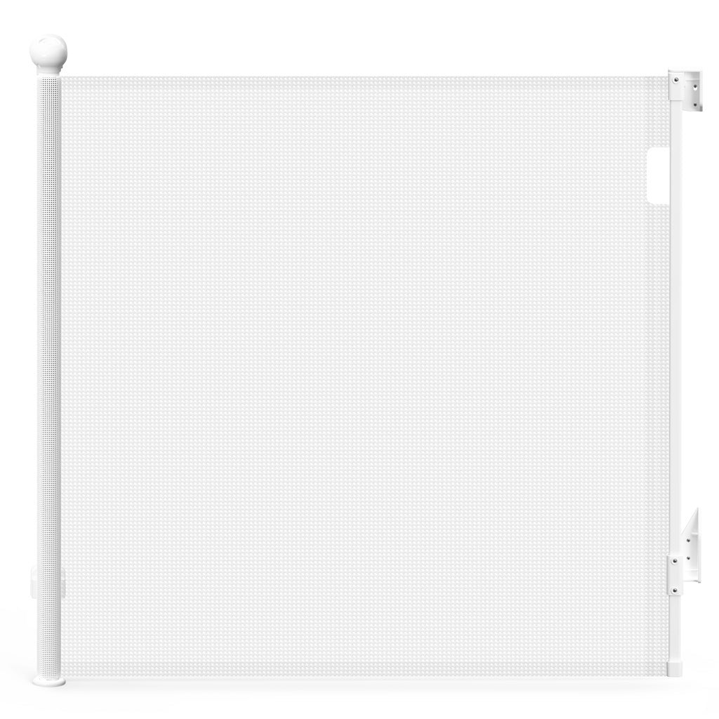 Barrière de sécurité rétractable HAUTE 180x96cm blanc - Double ...