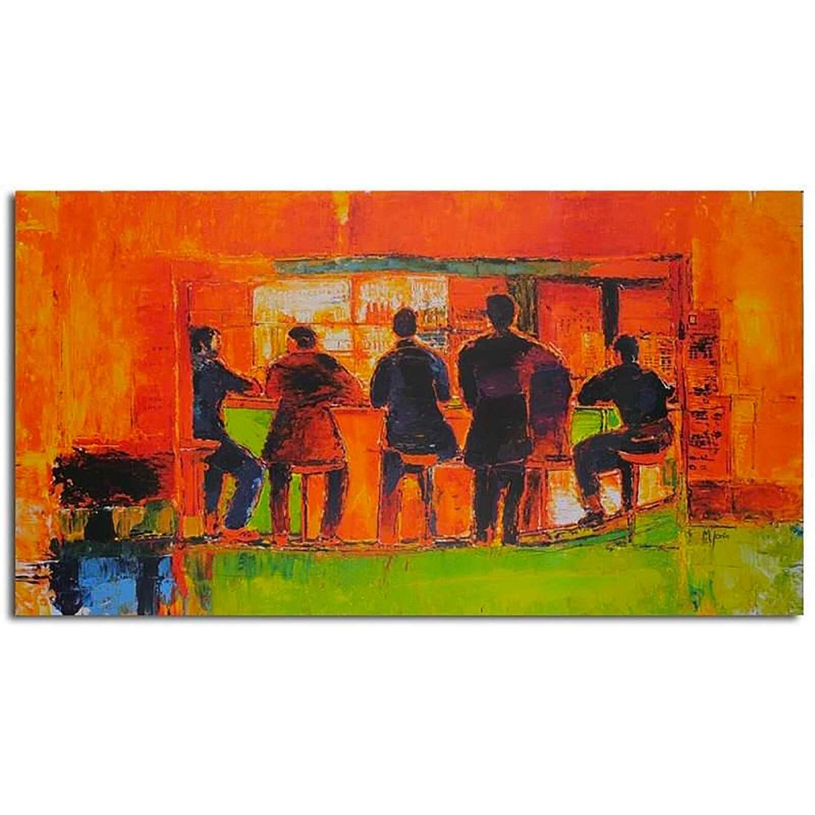 Tableau au bar - 40 x 30 cm | Leroy Merlin
