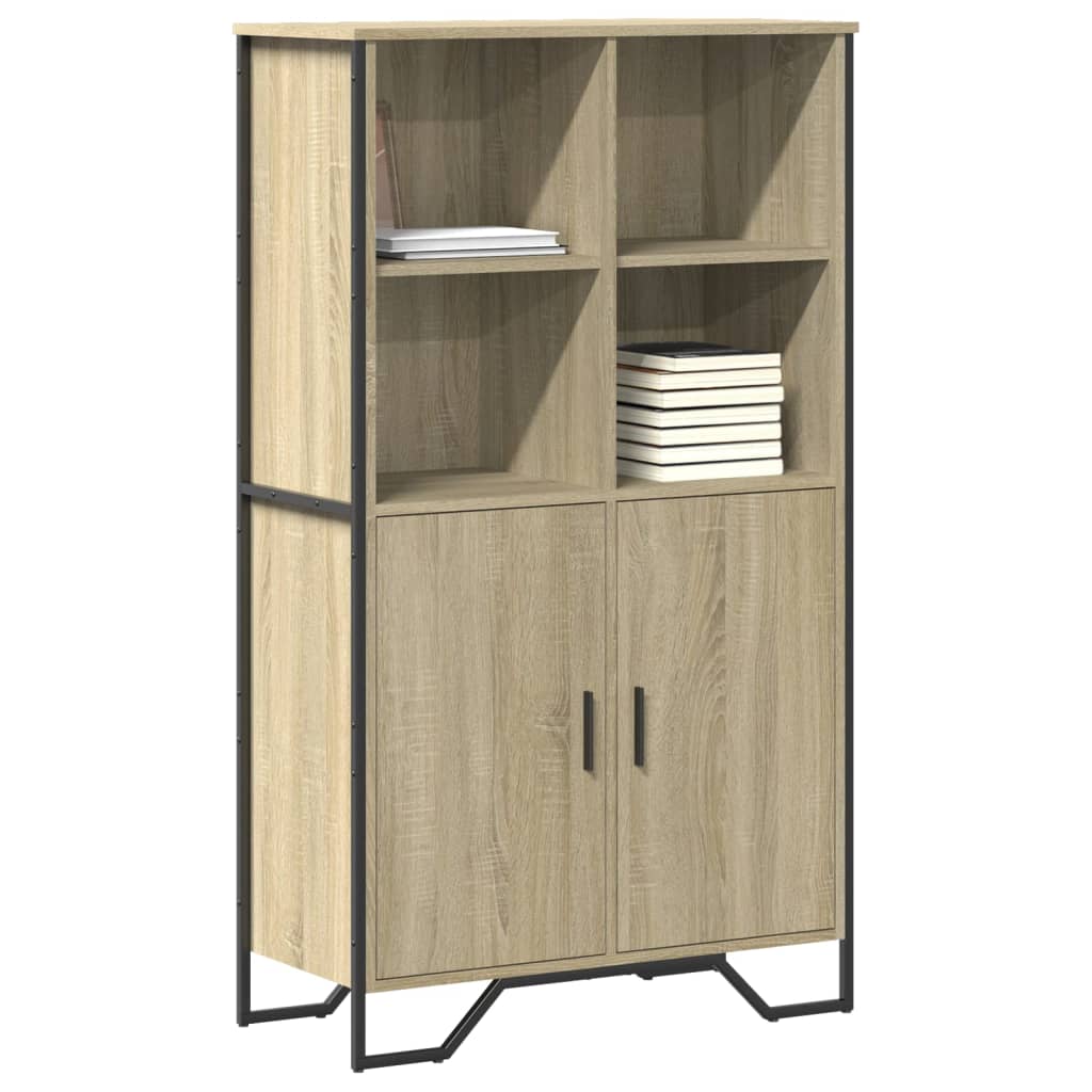 Maison Exclusive - Buffet haut chêne sonoma 79,5x35,5x137,5 cm bois d'ingénierie | Leroy Merlin