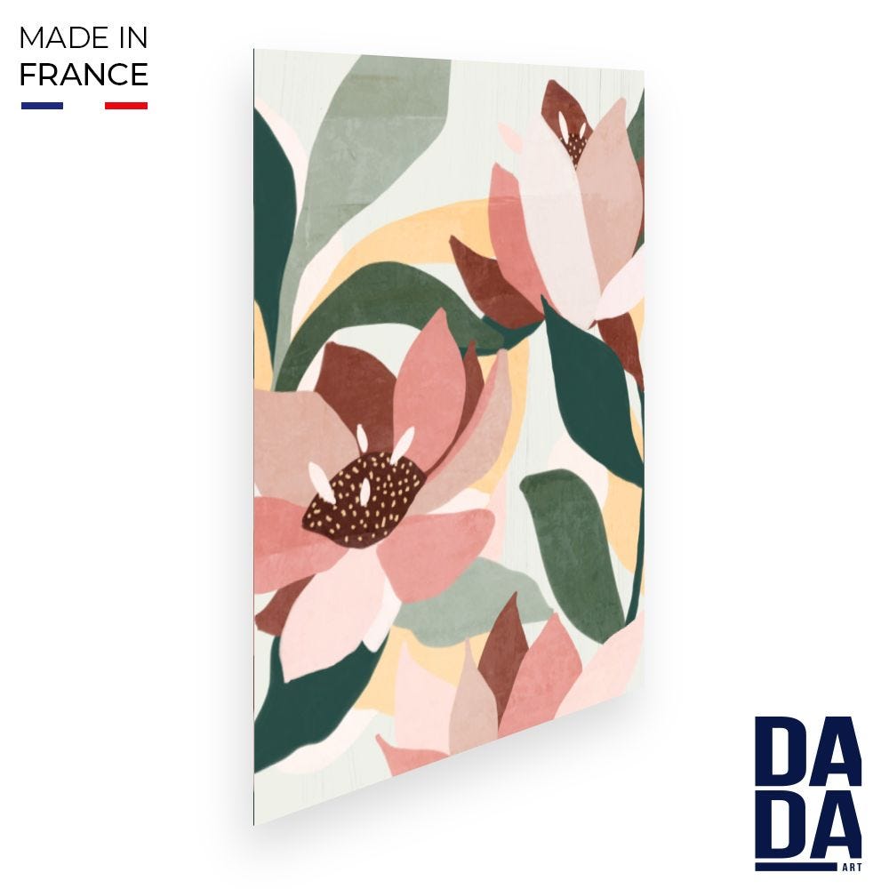 Affiche Fleurs élégantes 50x70cm Fabriqué En France Dada Art