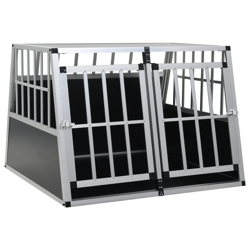 Jaula de perro con puerta doble 94x88x69 cm | Leroy Merlin