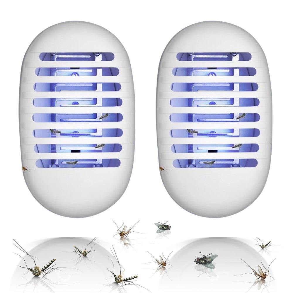 2 pièces tueurs de moustiques, lampe anti-moustique UV, Bug Zapper ...