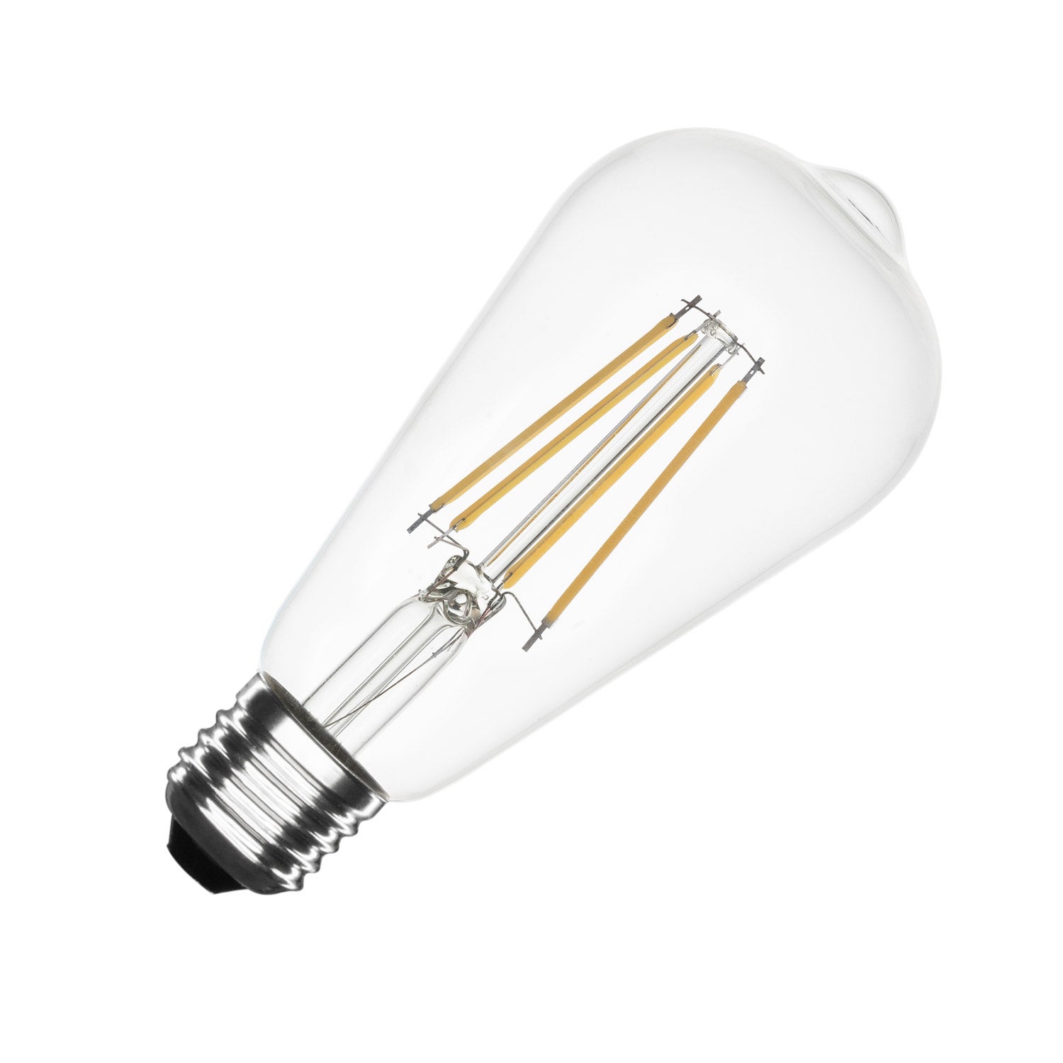 Ampoule LED Filament E27 8W 1055 lm ST64 No Flicker 4000K Blanc neutre | Leroy Merlin