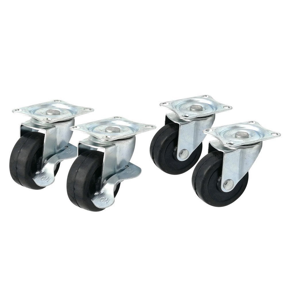 Roulettes pivotantes 50 mm - Lot de 4 | Leroy Merlin
