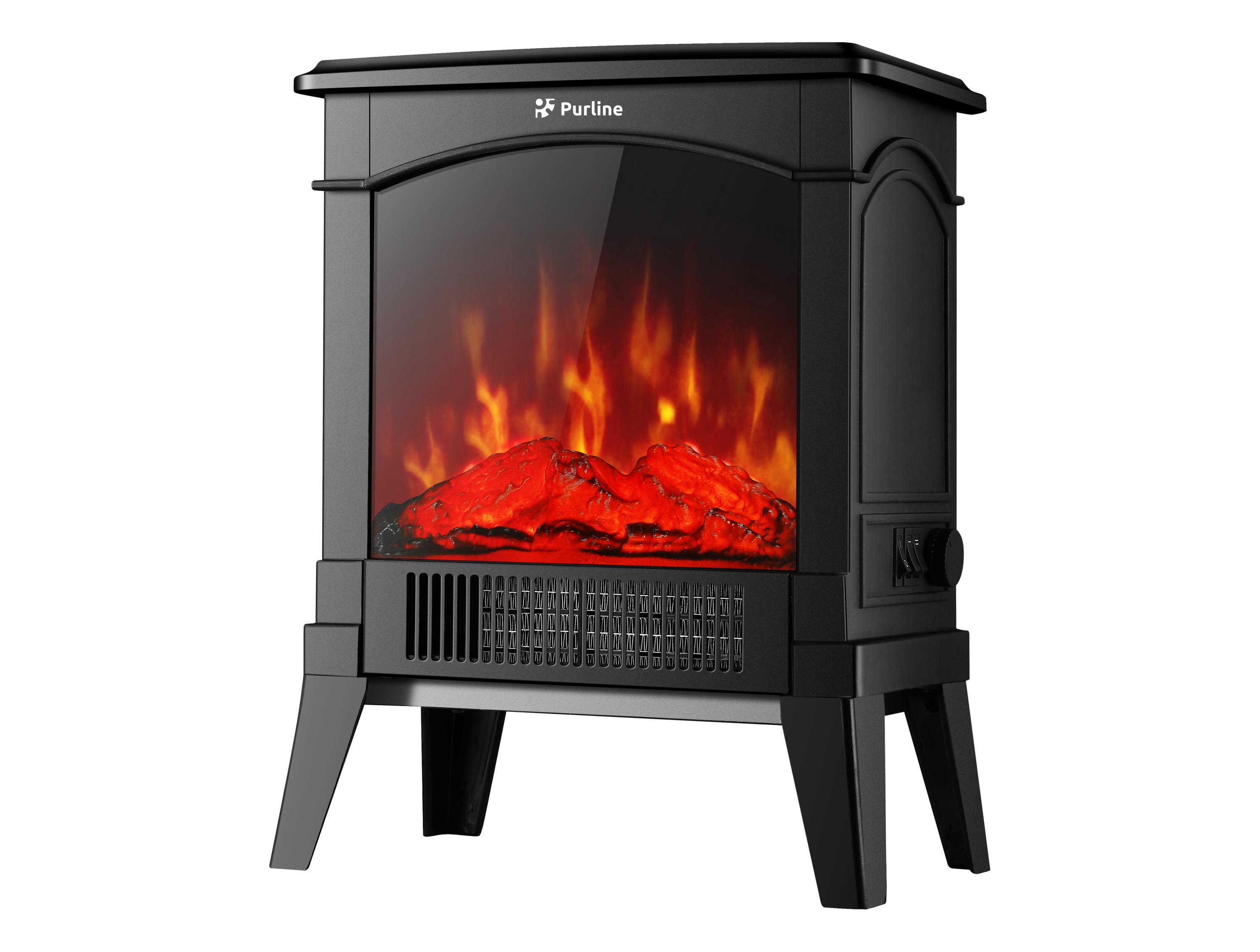 Cheminée électrique compacte sur pied 1500 W | Leroy Merlin