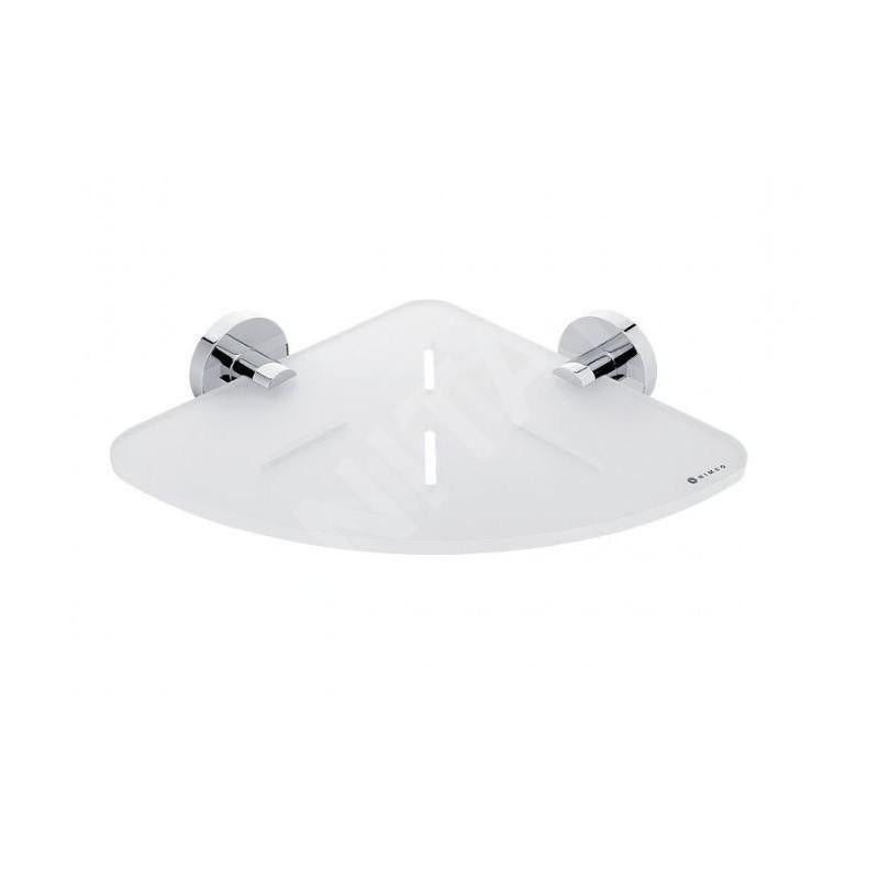 Nimco Unix - Tablette d'angle, chrome/blanc mat UN X208-26 | Leroy Merlin