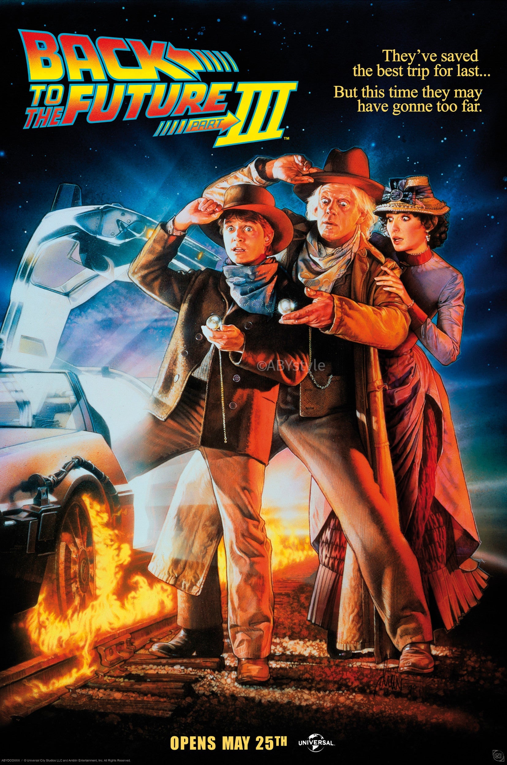 Poster Back to the Future - Movie Poster 3 61x91.5cm | Leroy Merlin