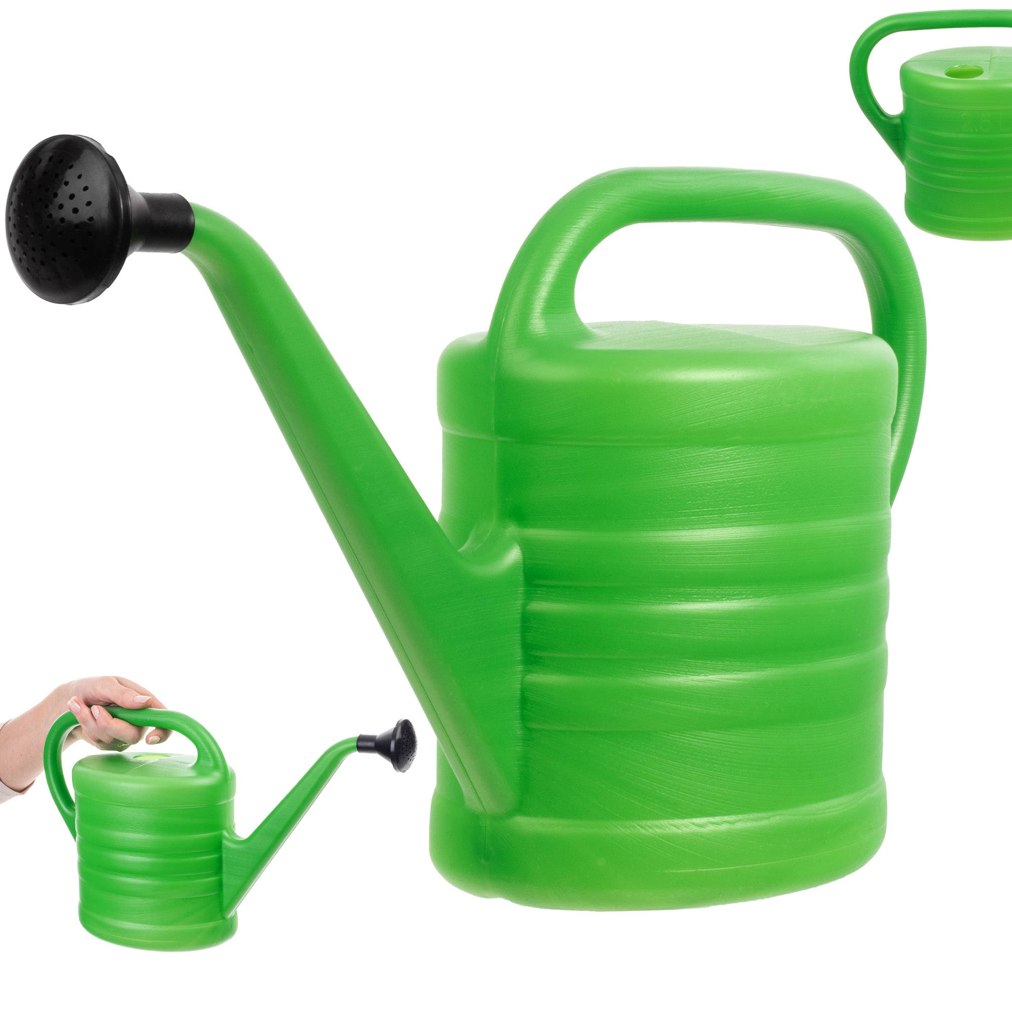 KADAX Regadera Universal 2,5 L para Regar Flores, Plástico, Gran ...