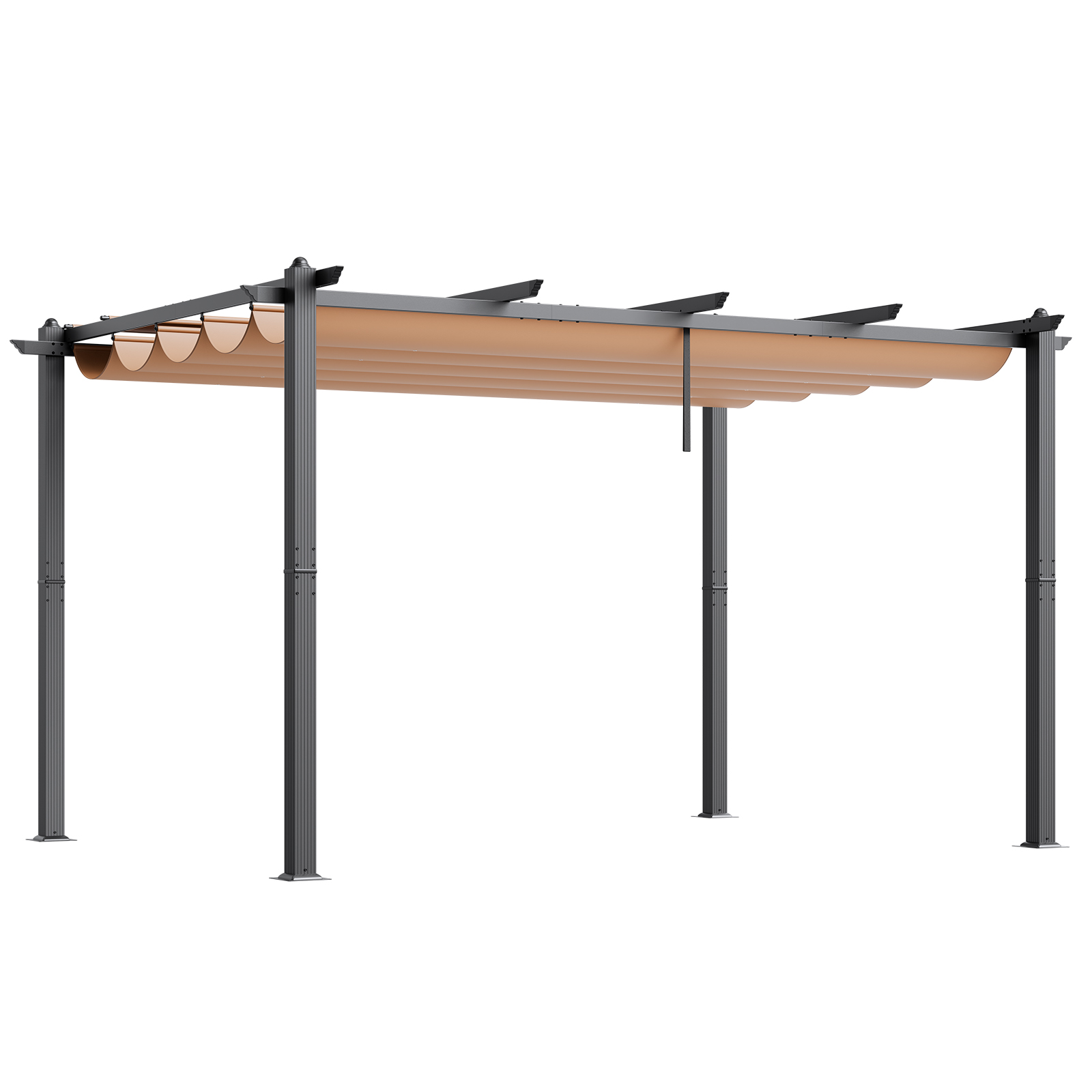 Pérgola retráctil para exteriores de 3 x 4 metros con toldo,SucceBuy de ...