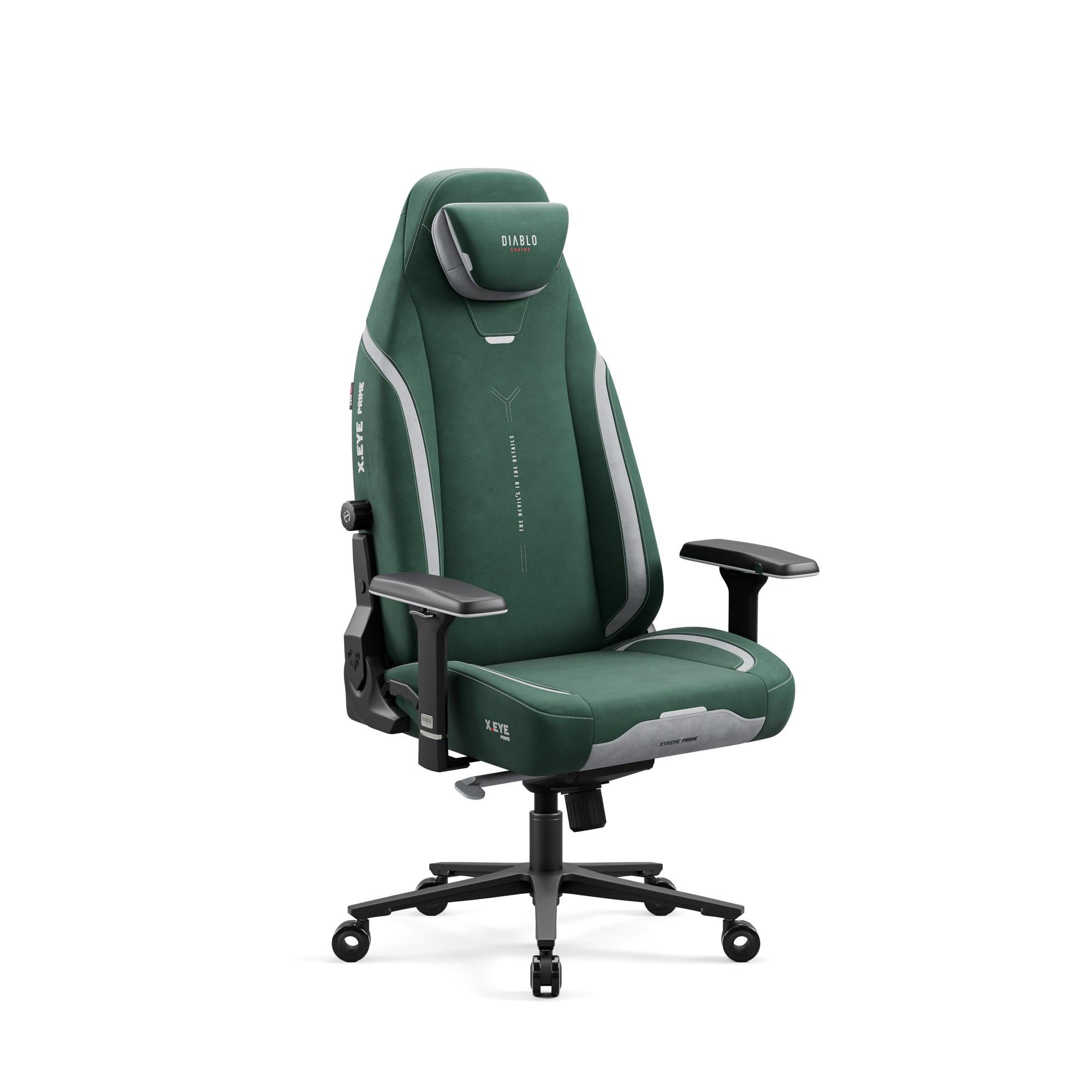 Chaise Gaming Diablo X.Eye Prime avec Fonction Fresque, Vert Forêt ...