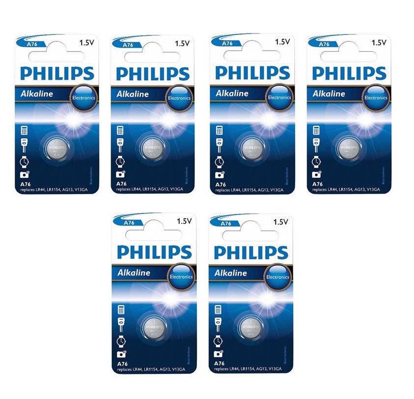 Philips LR44 -A76 Blister de 6 | Leroy Merlin