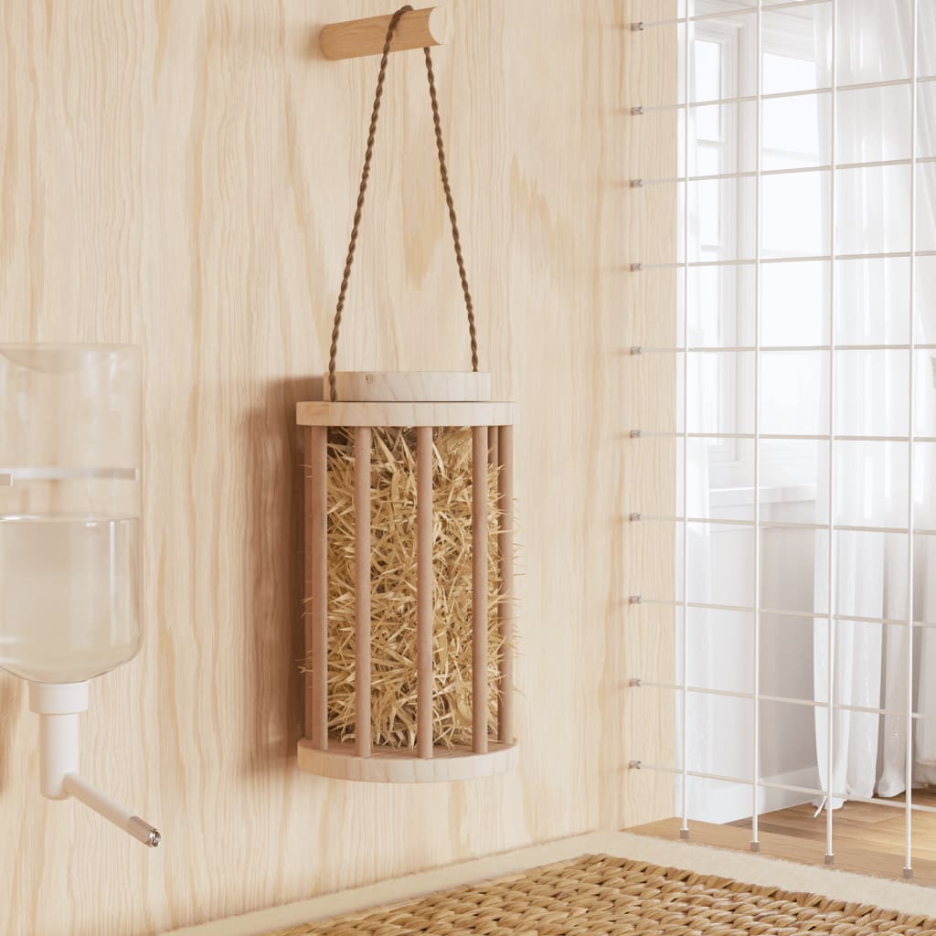 Comedero de heno para conejos 15x25,5 cm madera maciza de abeto | Leroy ...