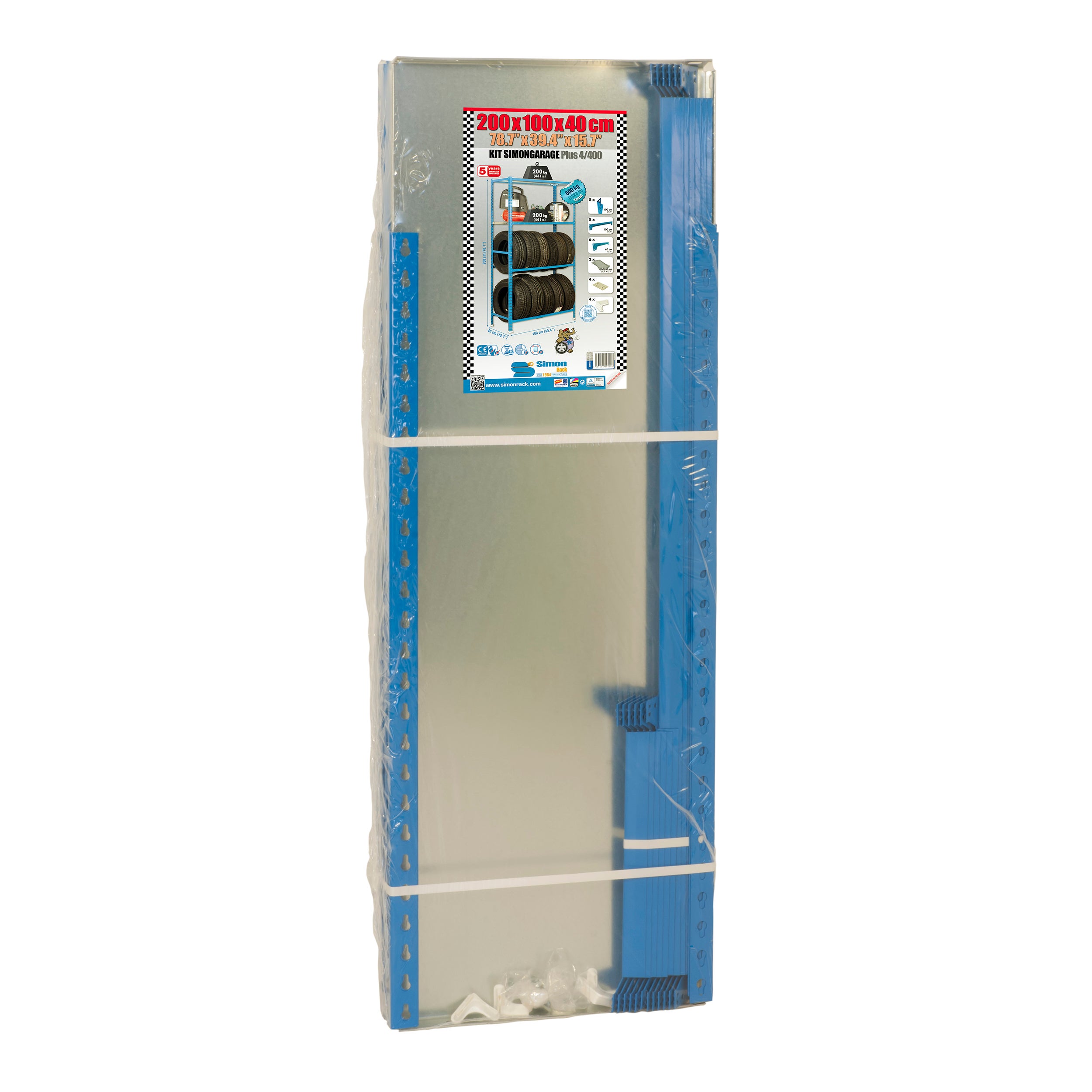 SIMONGARAGE MEGAPLUS 4/400 BLU/GALVA | Leroy Merlin