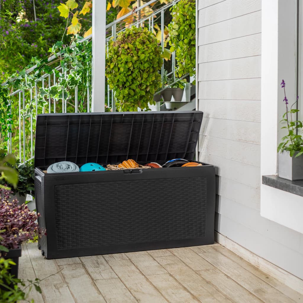 Boîte de rangement Samoa 270 L Anthracite Keter | Leroy Merlin