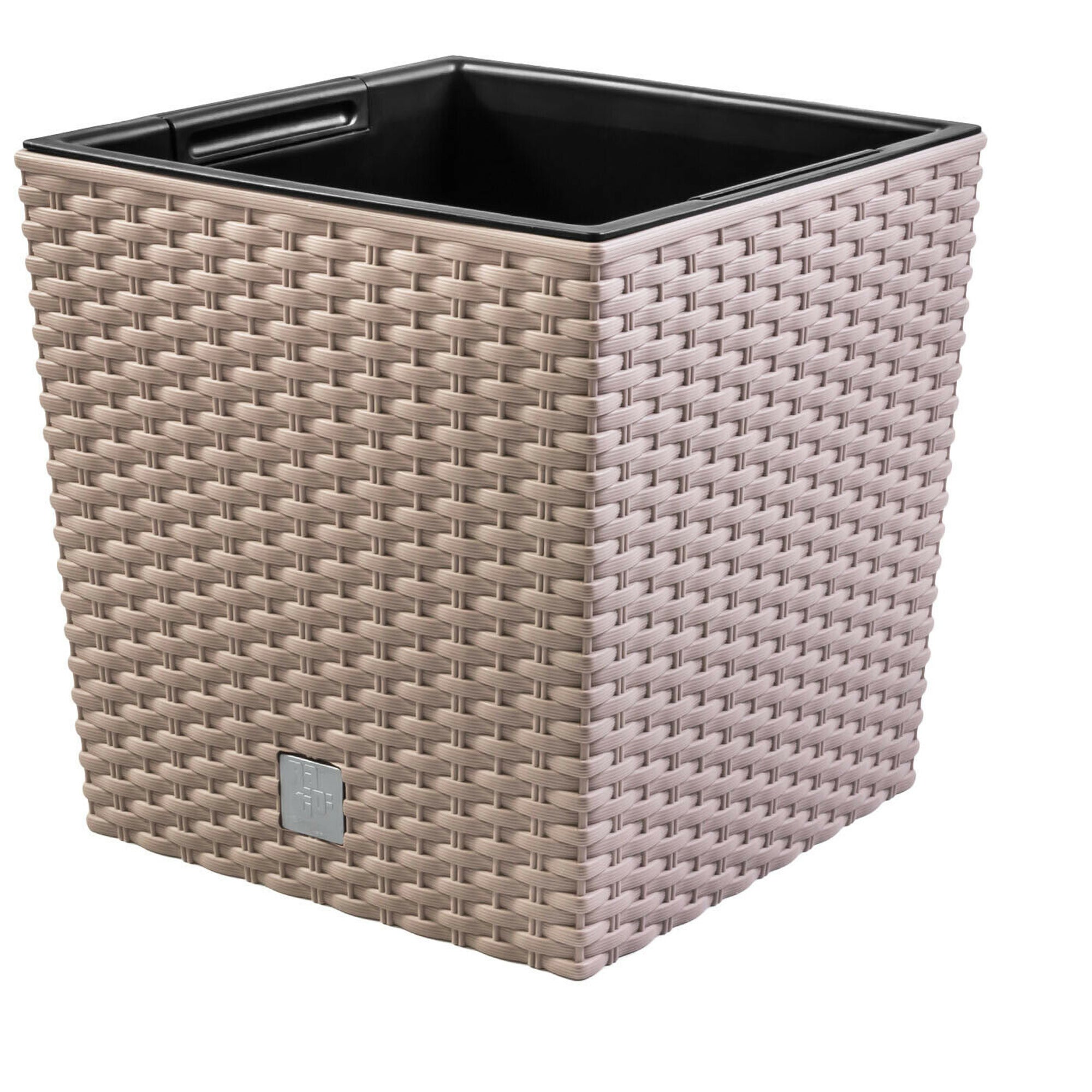 PROSPERPLAST Rato 7 litres avec bac de plantation mocca 20 x 20 x 20,2 ...