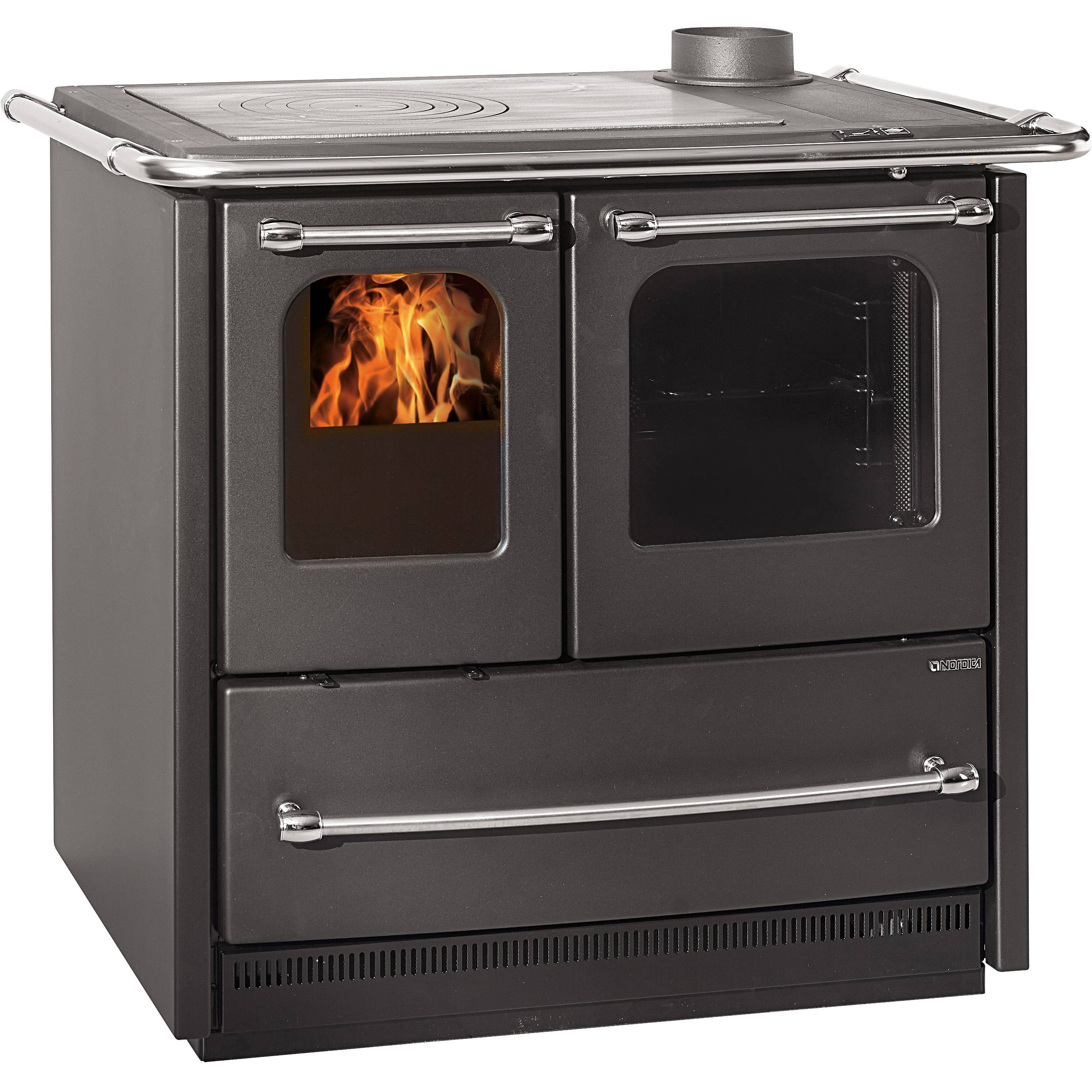 Stufa Cucina Nordica Sovrana Evo 2.0 Antracite | Leroy Merlin