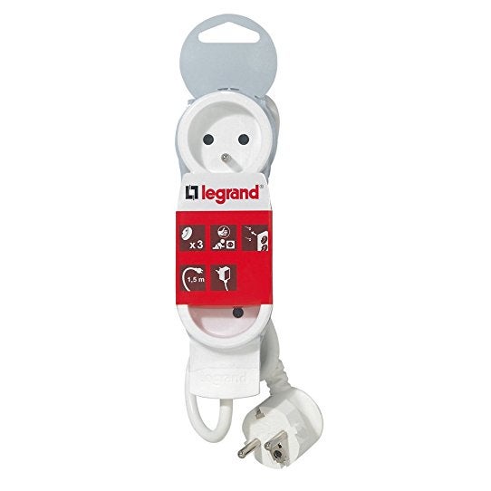 Legrand 050051 - Bloc Multiprises Standard - 3x2p+t - Cordon 1.5 M ...
