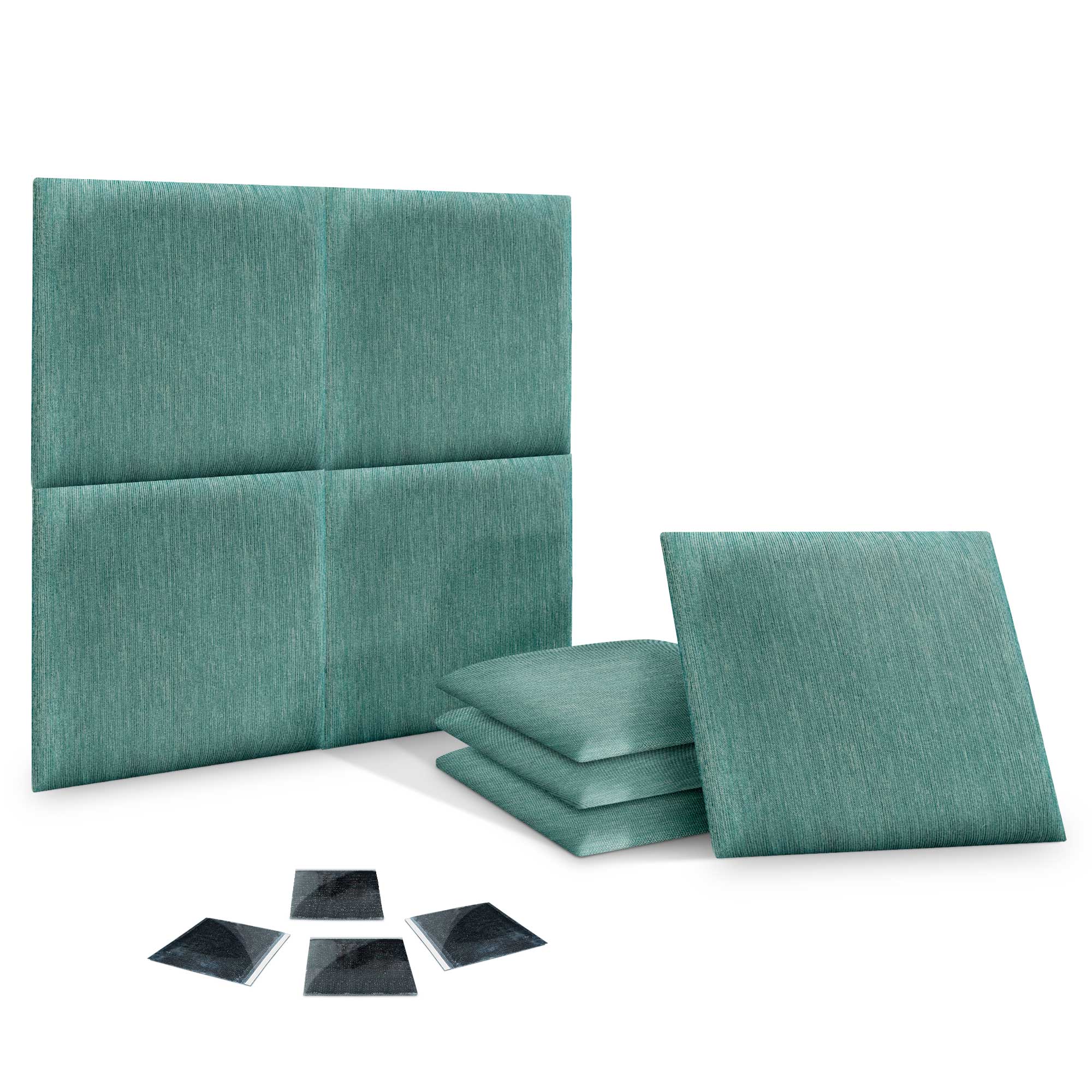 DHOME Set di 8 Pannelli Imbottiti in Tessuto di Lusso Pacchetto ...