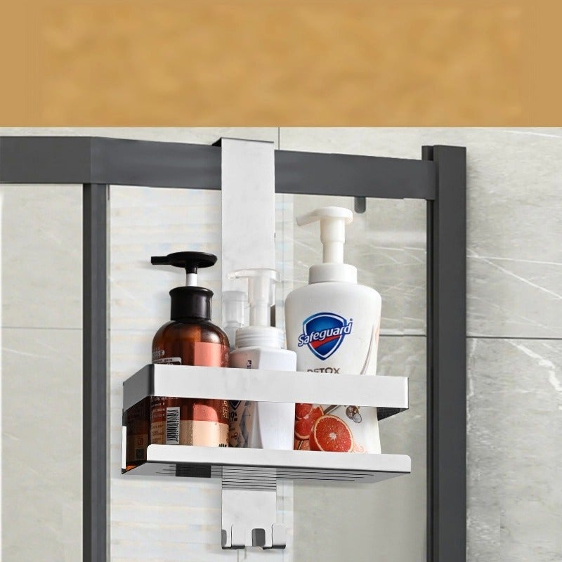 Organizador Ducha Colgante Acero Inox - Canasta con Ganchos y Ventosas ...