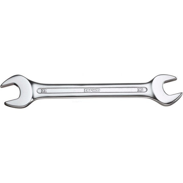 Clé plate double, poli, Cote s/plats : 18 x 19 mm, Long. 220 mm | Leroy ...