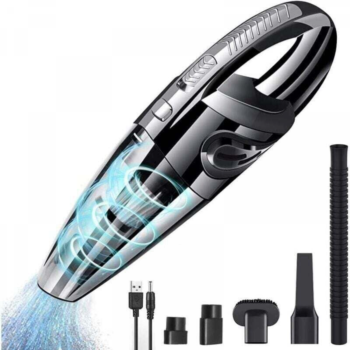 Aspirateur à main sans fil puissant 120 W 2 200 mAh avec fonction ...