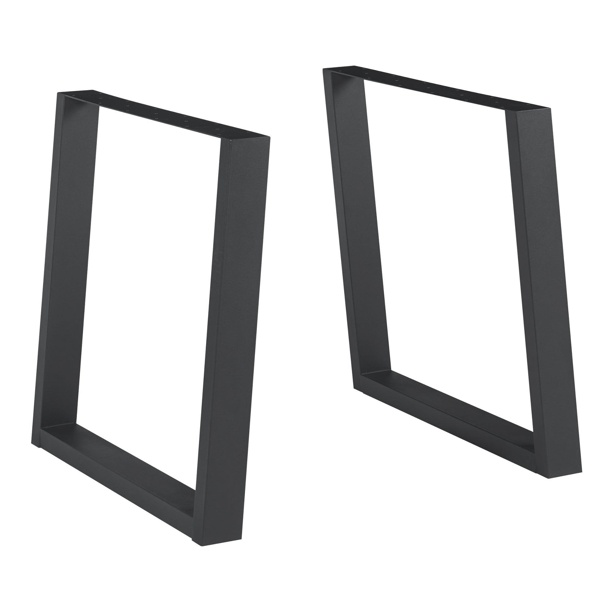 Lot de 2 pieds de table meuble moderne design original DIY acier 72 x ...