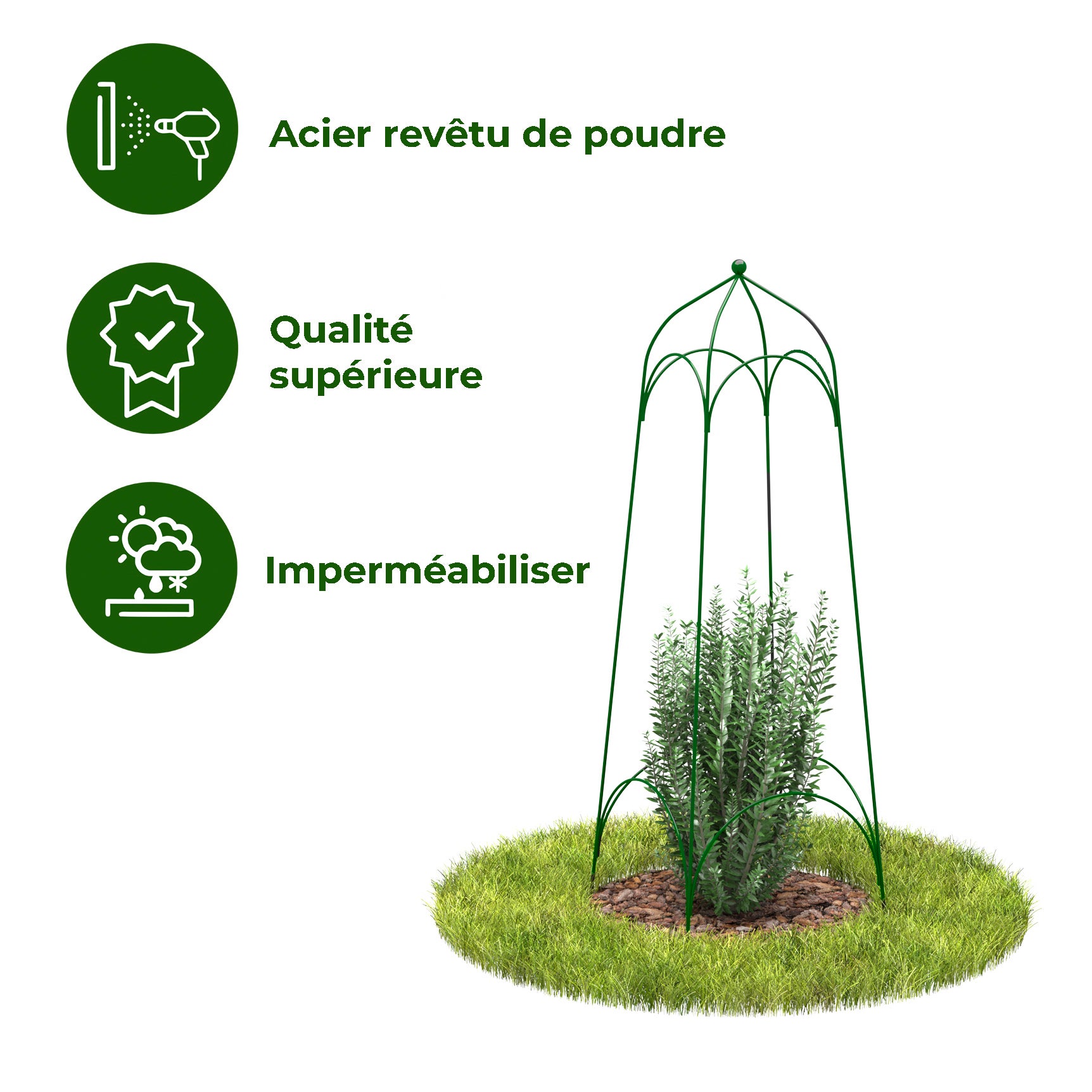 Treillis Sabis grand vert | Leroy Merlin