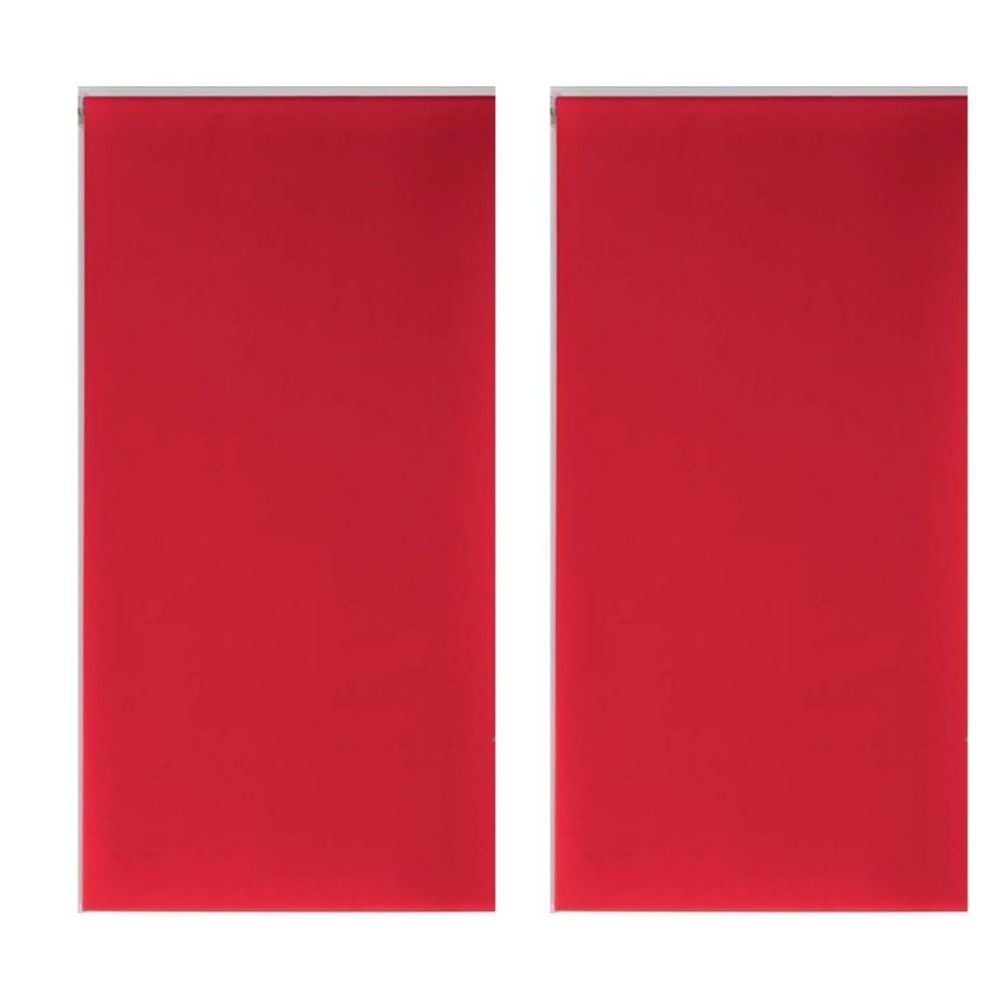Lot de 2 stores Occult - 60 x 90 cm Rouge | Leroy Merlin