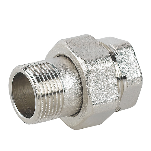 SIÈGE PLAT MF 3 PCS À RACCORD DROIT EN LAITON NICKELÉ AVEC JOINT 1"1/4 ...