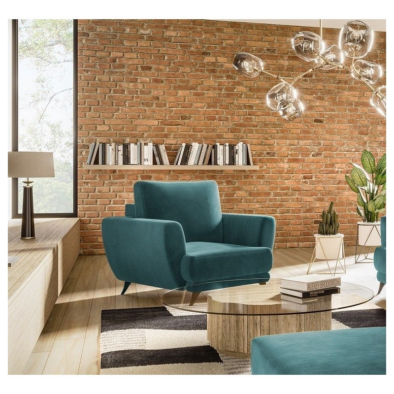 Fauteuil design Megis - couleur canapé - velvetmat 38 | Leroy Merlin
