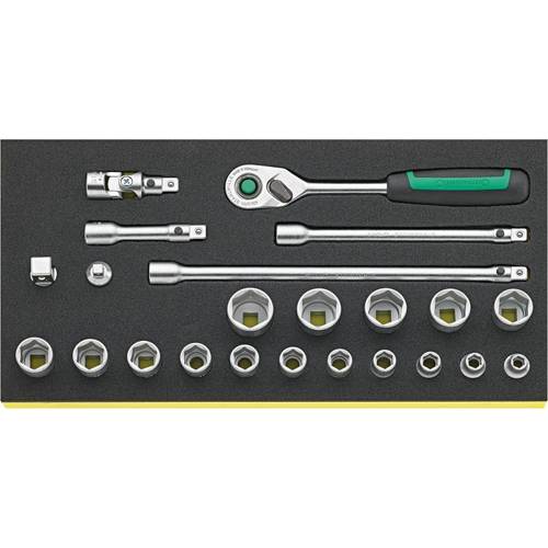 Stahlwille TCS 3/8 ZOLL 456/16/7 QR Jeu de clés à douille 96830370 ...