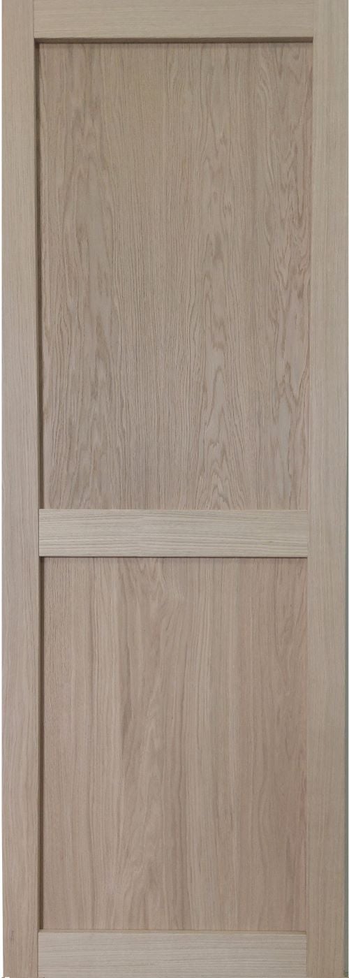 Porte Coulissante Atelier 2 Panneaux Chene H204 X L83 Gd Menuiseries ...