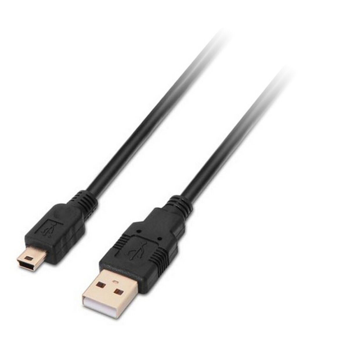 Câble USB 2.0 A vers Mini USB B NANOCABLE 10.01.0402 1,8 m Noir | Leroy ...