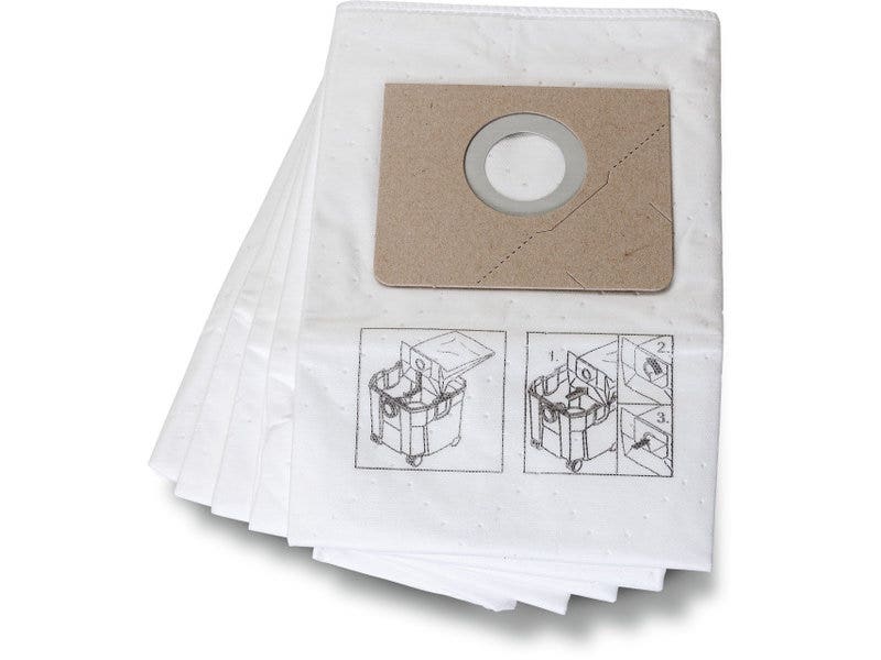 Fein - Sac à poussière non tissé 35L - Pack de 5 - 31345062010 | Bricoman