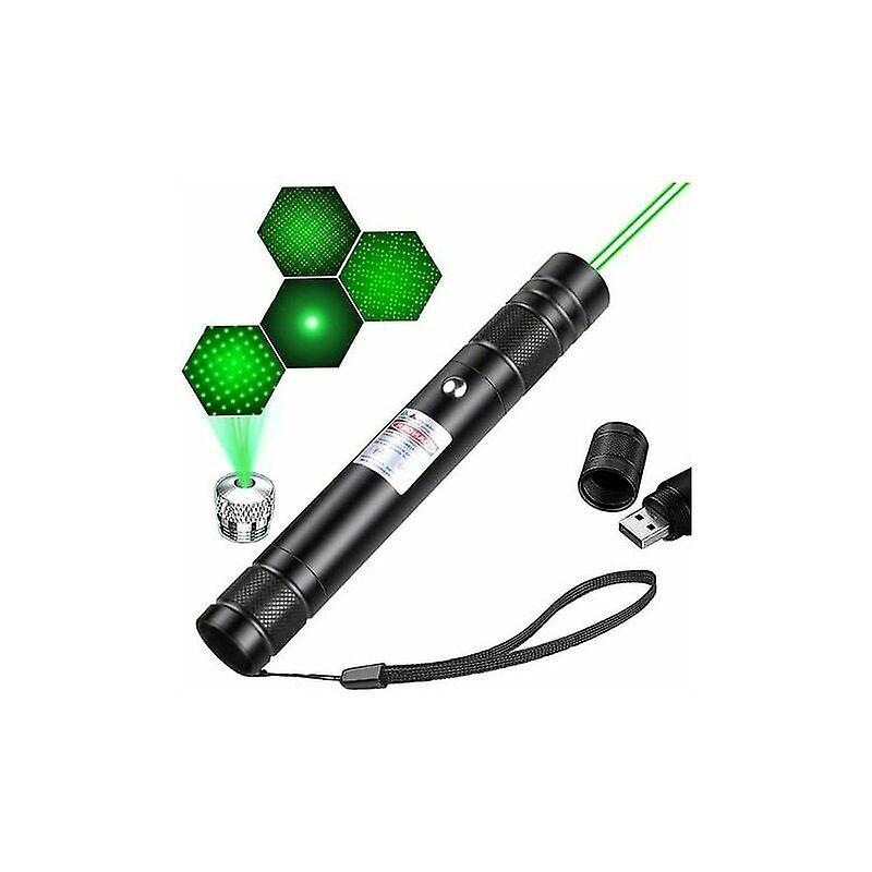 Pointeur laser vert longue distance haute puissance, stylo pointeur ...