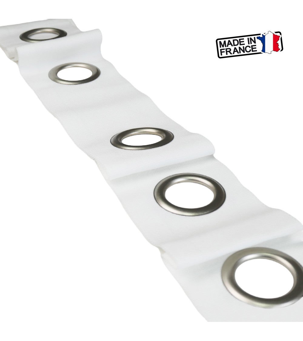 Bande à Oeillets pour Rideau - Vente au Mètre - Nickel Ø40 mm | Leroy ...