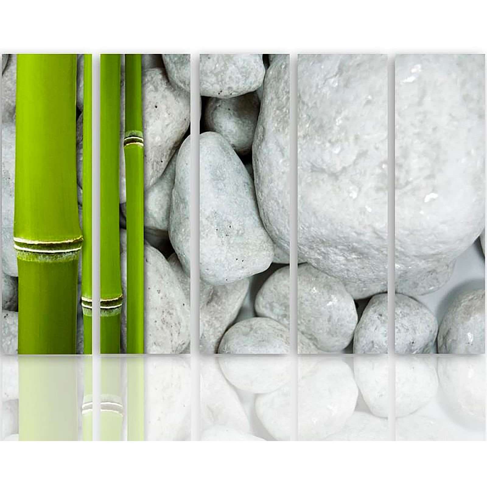 Tableau pierres et zen en bambou | Leroy Merlin
