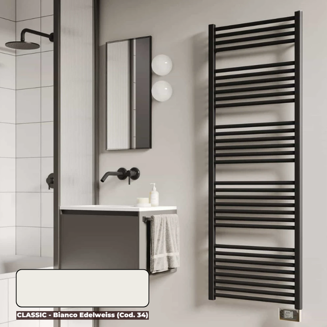 Sèche-serviettes électrique FLECHE 500W blanc edelweiss - IRSAP ...