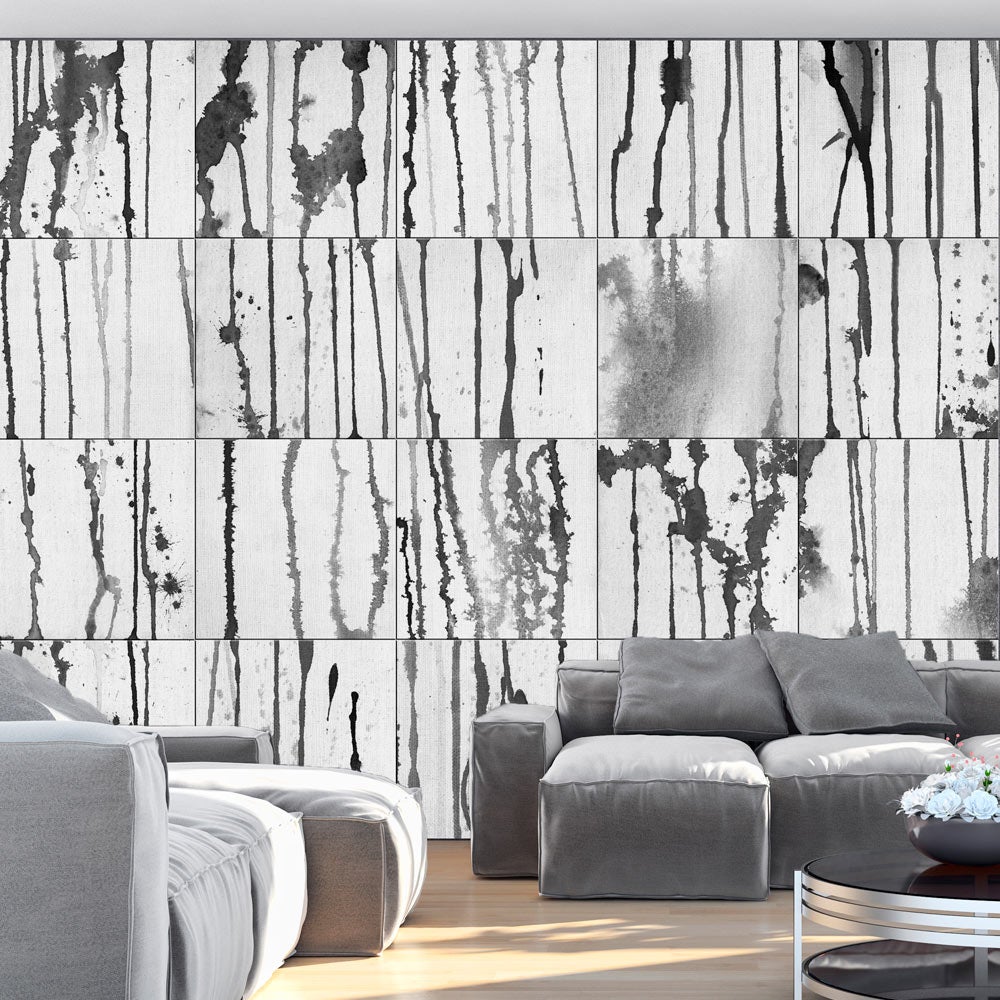 Papier peint - Grey Torrents - 50x1000 | Leroy Merlin