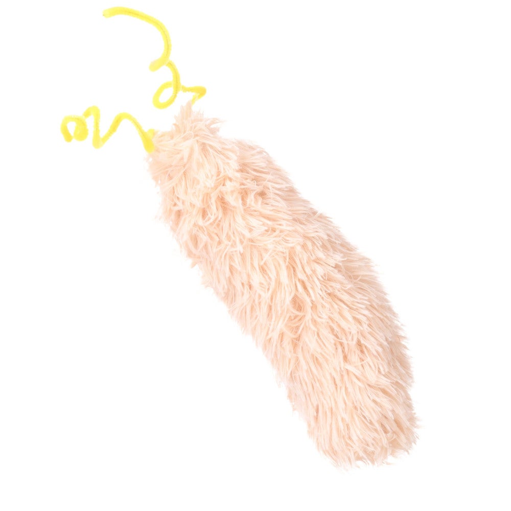 Jeux pour chat Roepi Chenille, vert ou beige, 33 cm | Leroy Merlin