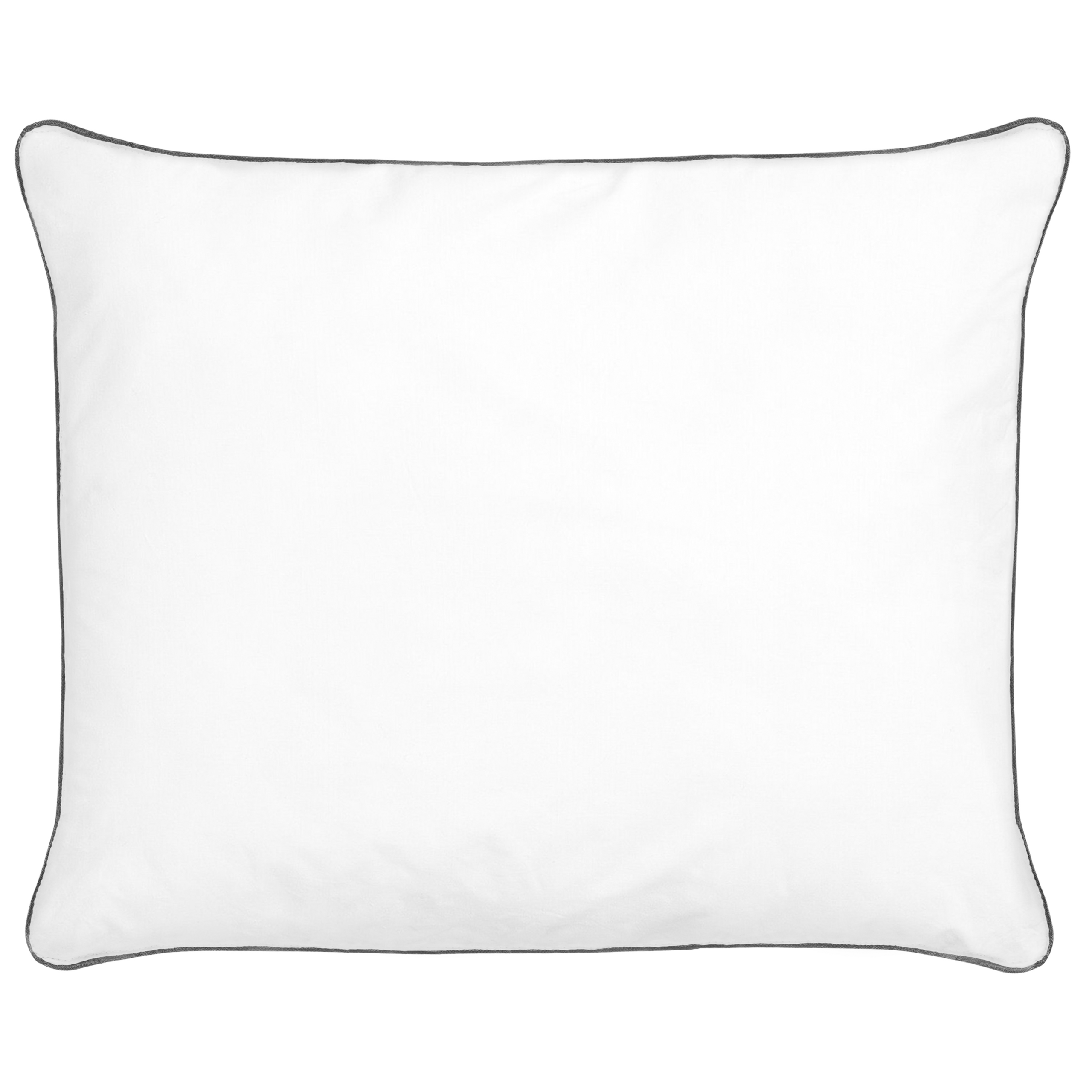 Oreiller PELISTER Haut Microfibre 50 x 60 cm Blanc | Leroy Merlin