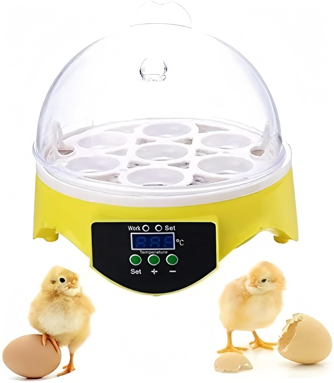 Semiautomatic Egg Incubators 7 Eggs Hatcher Digital Egg Incubator ...