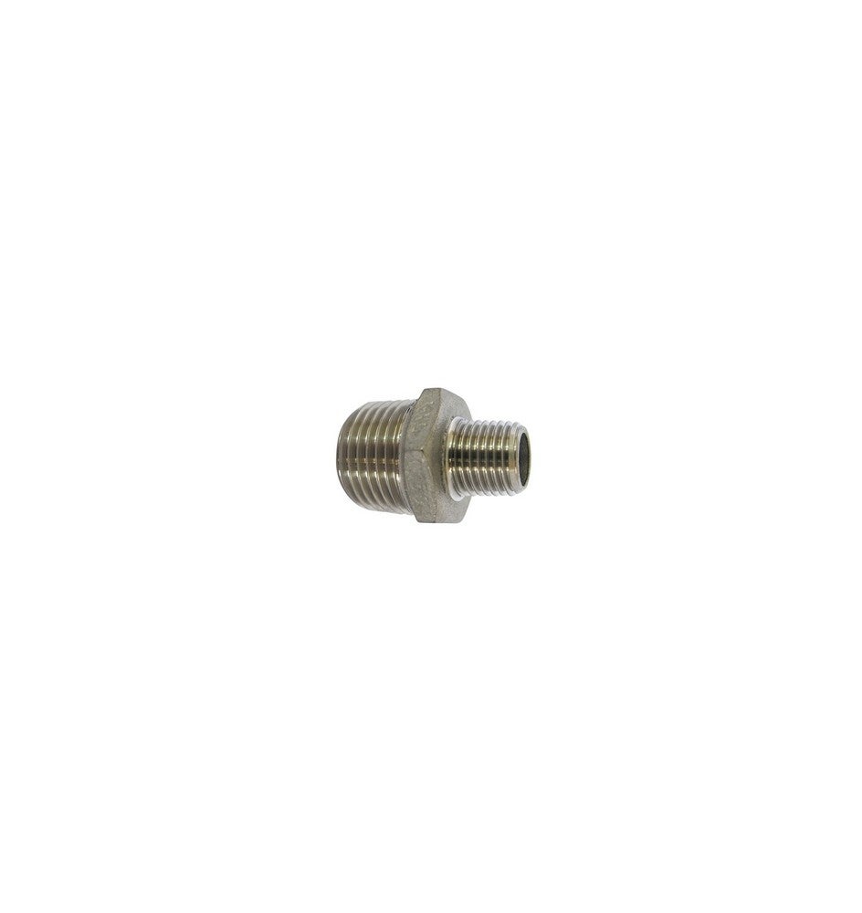 MAMELON RÉDUIT MM ACIER INOXYDABLE 1" x 1/2" | Leroy Merlin