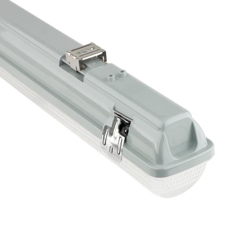 Réglette LED étanche double pour Tubes LED T8 60cm IP65 (boitier vide ... Réglette LED étanche double pour Tubes LED T8 60cm IP65 (boitier vide ...